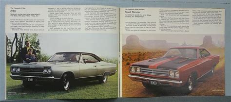 1969 Plymouth Sales Catalog Merrick Auto Museum