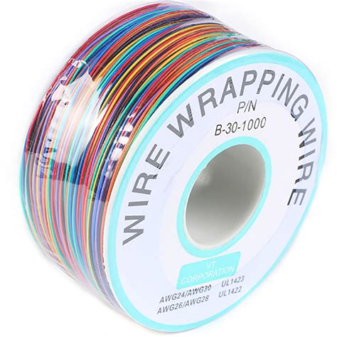 Jessinie 8 Color Electronic Wire 30 Awg Single Core