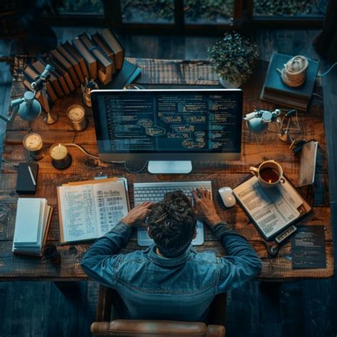 Free Nighttime Coding Session Image Programming Coder Night