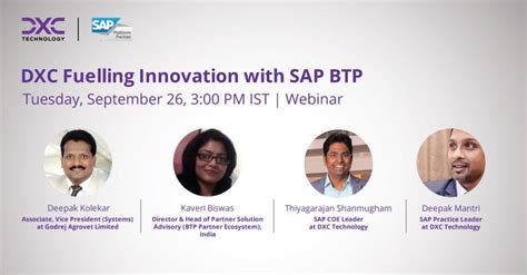 Dxc Technology India On Linkedin Bharat Dxctechnology Dxcpartners Sapbtp