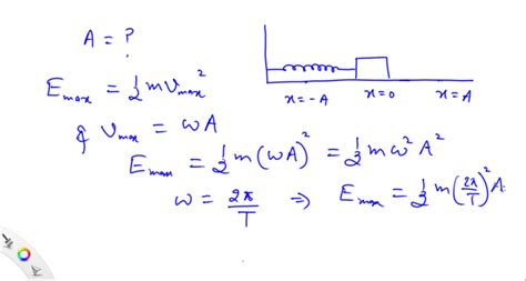 ⏩solved a spring block system with a block of known mass m is… numerade
