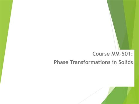 diffusion in solids lecture 1 ppt chemistry science