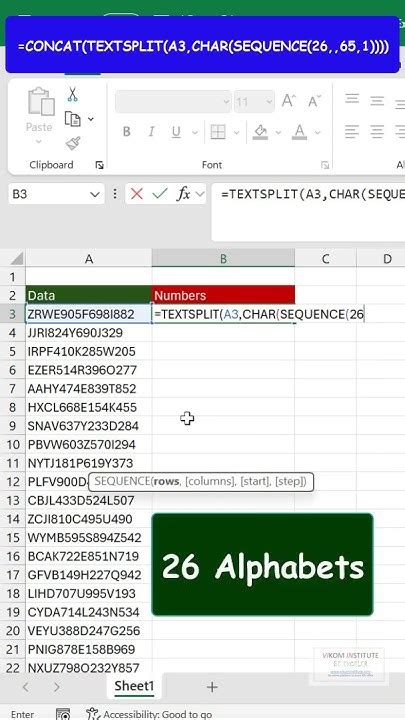 Extract Numbers Not Text Extractnumbers Excel Vikaljain Youtube