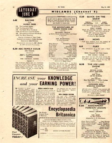 Graeme Wood On Twitter Tv📺8657 Itv 520quick On The Draw 545news 60fury 630the Joe