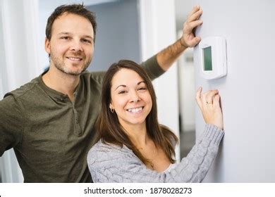 Couple By Thermostat Images Stock Photos Vectors Shutterstock