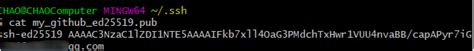 Git生成ssh Keys加密算法ed25519 Psfjc 博客园