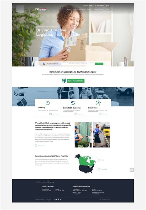 Tforce Logistics State Creative