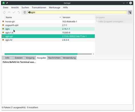 Installation How To Install QGIS Master Using Octopi Geographic Information Systems Stack