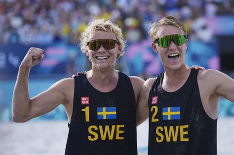 Swedish Mens Beach Volleyball Team