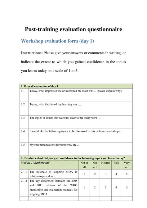 Free Printable Questionnaire Templates [word Excel Pdf] Examples