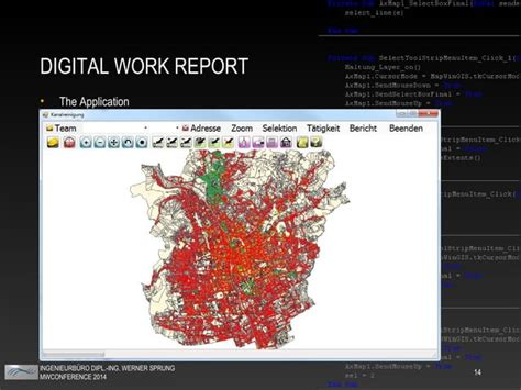 gis based sewer maintenance using mapwindow open source gis ppt