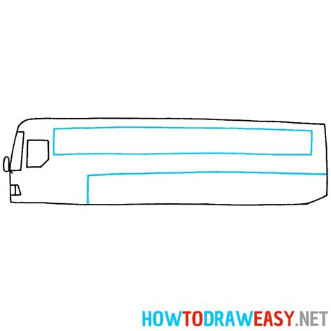 How To Draw A Bus Step By Step How To Draw Easy