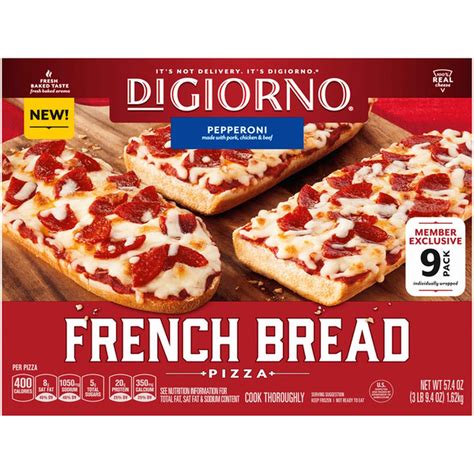 Digiorno French Bread Pepperoni Frozen Pizza 571 Oz Delivery Or