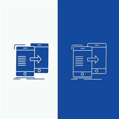 Data Sharing Sync Synchronization Syncing Line And Glyph Web Button