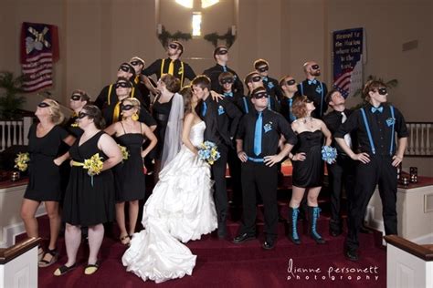 Scenes From A Batgirl And Nightwing Themed Wedding Bestbride101