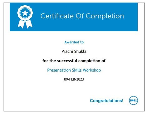 Prachi Shukla On Linkedin Training Presentationskills Iwork4dell