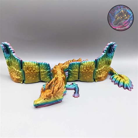 Flexi Feather Dragon 3d Model By Kekreations On Thangs