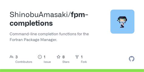 Github Shinobuamasaki Fpm Completions Command Line Completion
