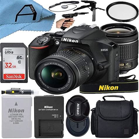 Nikon D3500 Dslr Camera 242mp Sensor With Nikkor 18 55mm F35 56g Vr