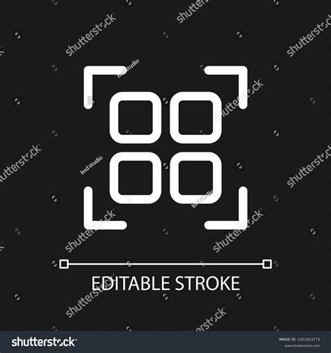 Scan Qr Code Pixel Perfect White Stock Vector Royalty Free Shutterstock