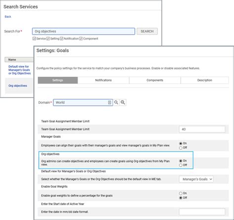 Create And Manage Organizational Objectives