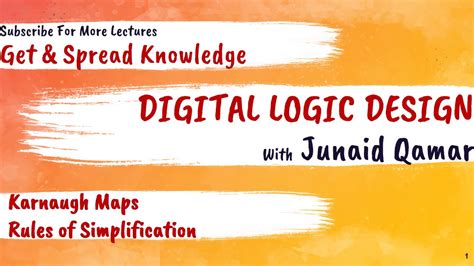 K Map Rules Of Simplification Karnaugh Map Boolean Algebra Digital Logic Design Dld