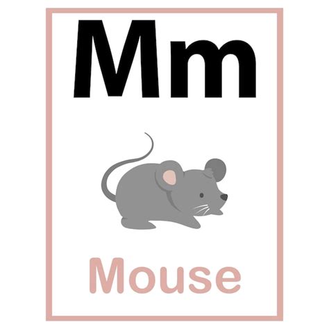 Premium Vector M For Mouse