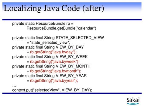 Ppt Sakai Localization And Internationalization Powerpoint
