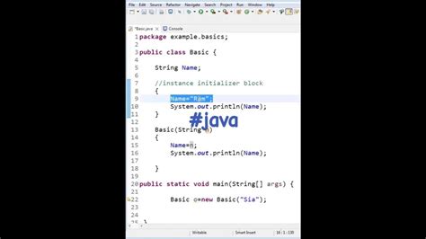 Instance Initializer Block Harshikasoftwaretrainer Computercode 9618416209 Youtube