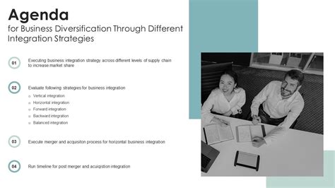 Agenda For Business Diversification Through Different Integration Strategies Strategy Ss V Ppt