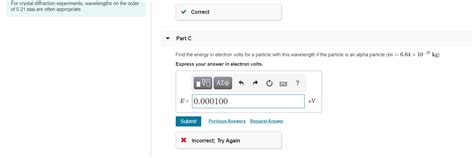Solved For Crystal Diffraction Experiments Wavelengths On