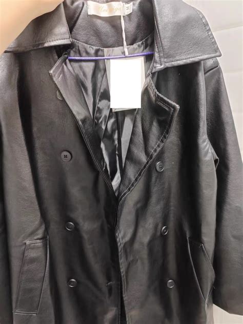 허리벨트 여성 인조가죽롱코트 가을겨울코트 러더아우터