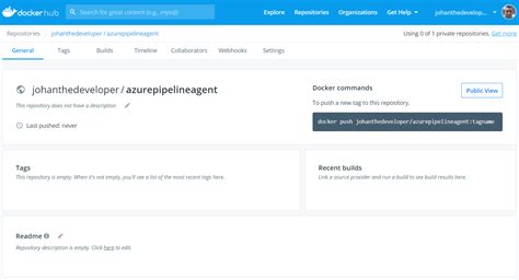How To Create A Docker Container In Docker Hub Azure Pipeline Agent Johan The Developer