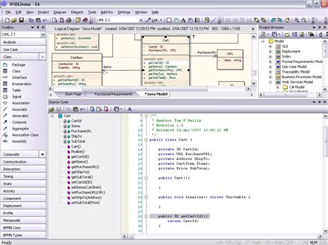 Model Java Uml Diagrams For Code Engineering And Generation Sparx Systems