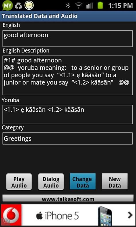 Android Için Learn To Speak Yoruba Language Apk İndir