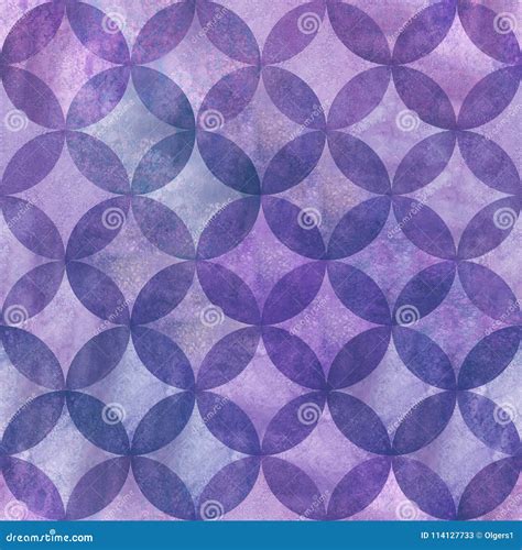Abstract Overlapping Circles Seamless Pattern Stock Image Image Of Decorative Graphic