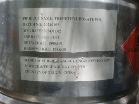 Trimethyl Borate At ₹ 415kg Hyderabad Id 2854328762962