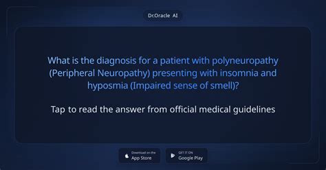 What Is The Diagnosis For A Patient With Polyneuropathy Peripheral