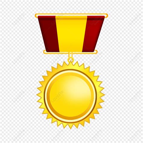 황금 트로피 메달 Png 일러스트 무료 다운로드 Lovepik