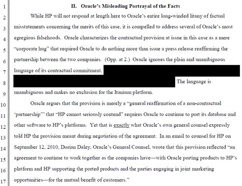 HP Oracle Exchange Court Jabs In Escalating Itanium Support Showdown ZDNET