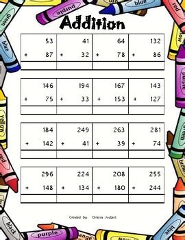 Add And Subtract 1 By Chrisna Joubert TPT