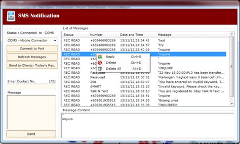 sms application using gsm modem sourcecodester