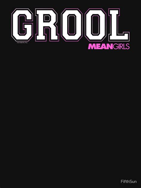 Mean Girls Grool Collegiate Text Logo Essential T Shirt