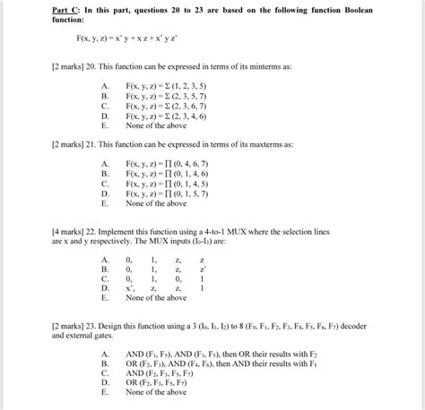 Solved Part C In This Part Questions To Are Based On Chegg Com