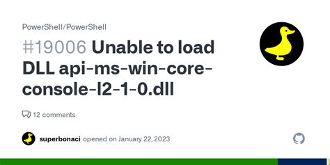 Unable To Load Dll Api Ms Win Core Console L2 1 0dll · Issue 19006 · Powershellpowershell