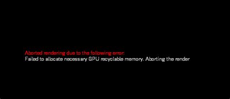 Need Help Getting This Error Failed To Allocate Necessary Gpu
