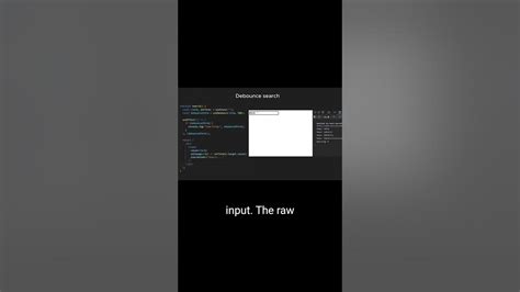 Usedebounce Coding Programming Frontendcourse Youtube