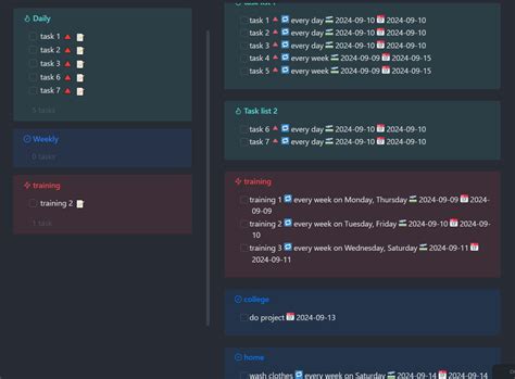 Recurring Tasks In The Tasks Plugin Help Obsidian Forum