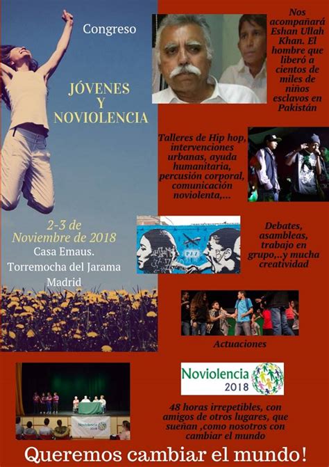 2 3 De Noviembre Congreso Jóvenes Y Noviolencia Colectivo Noviolencia