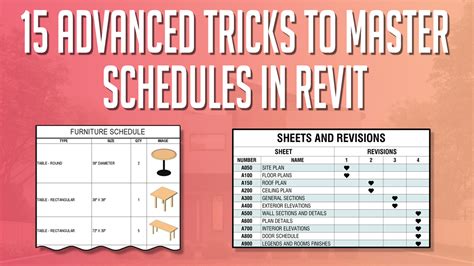 15 advanced tricks to master revit schedules — revit pure
